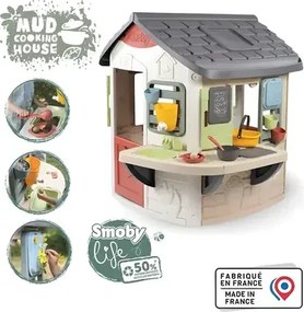 SMOBY Domek Life Mud Cooking / Dětský domek s bahenní kuchyňkou / rozš