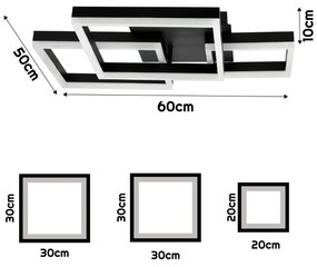 BERGE Stropní LED lampa 80W Louisville CCT