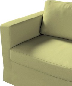 Potah na pohovku IKEA  Karlstad 2-místná , nerozkládací, dlouhý barva zelená látka lesklé, sametová