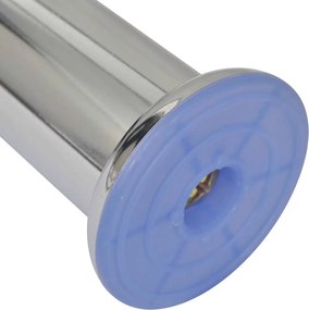 Kulaté nohy na pohovku 8 ks chrom 180 mm 279099