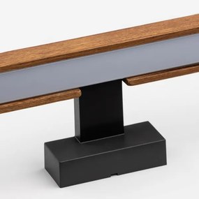 Brilagi-LED Koupelnové osvětlení zrcadla WOODY MIRROR LED/15W/230V IP44 dub/čern