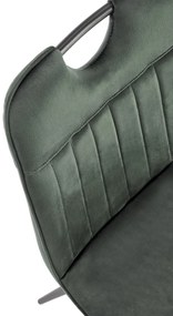 HALMAR K521 židle tmavě zelená