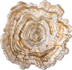 Béžová skleněná mísa ø 38,5 cm Asimi – Bloomingville