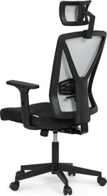 Ergonomická kancelářská židle ARLO - černá látka