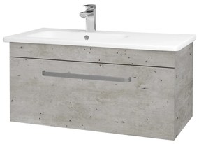 Dřevojas Koupelnová skříň ASTON SZZ 90 Varianta: D16  Beton tmavý / Úchytka T01 / D16 Beton tmavý