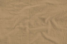 Mušelínový přehoz na postel Light brown