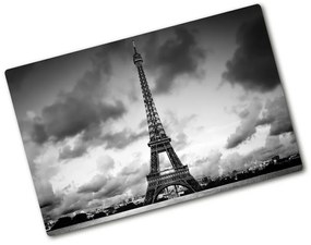 Wallmuralia Kuchyňská deska skleněná Eiffelova věž Paříž 80x52 cm