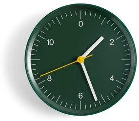 HAY Nástěnné hodiny Wall, green