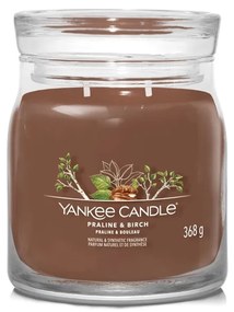 Yankee Candle Signature svíčka střední Praline & Birch, 368g