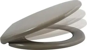Spirella EASY CLIP WC prkénko šedo-hnědé / duroplast Thermodur