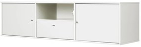 Bílý TV stolek 161x42 cm Mistral – Hammel Furniture