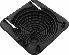 Solární ohřívače bazénu 2 ks 75 x 75 x 36 cm HDPE hliník 3079664
