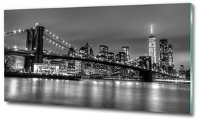 Wallmuralia Foto obraz sklo tvrzené Brooklynský most 100x50