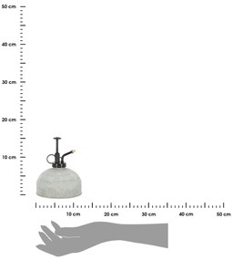 Skleněný rozprašovač Lisa, 15,1x12,4 cm, šedá