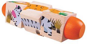 Bigjigs Toys Motorický válec život v džungli