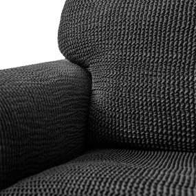 Bielastické potahy COSTINA antracit křeslo (š. 60 - 110 cm)