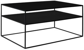 OnaDnes -20% Nordic Design Černý kovový konferenční stolek Moreno II. 100 x 60 cm