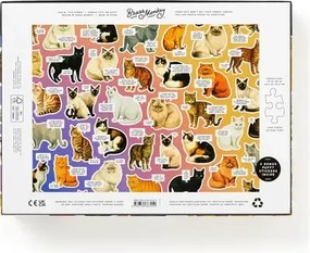 GALISON Puzzle Náladové kočky / 1000 dílků