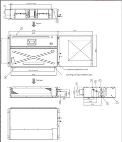 Kanálová Klimatizace Samsung 1+4 (2,6kW + 2,6kW + 2,6kW + 2,6kW) Multi-split R32