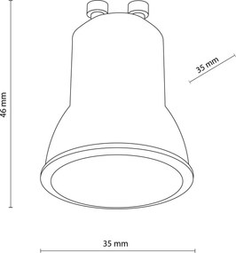 TK Lighting LED bodová žárovka 3W GU10 MR11 230V TK18196