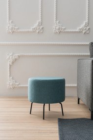 Atelier del Sofa Taburet Octo - Turquoise, Tyrkysová