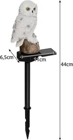 Solární zahradní lampa – sova