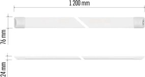 EMOS LED zářivkové svítidlo 120cm 40W ZAB902