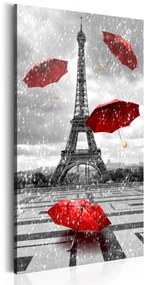 Obraz - Paris: Red Umbrellas