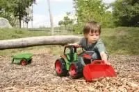 Lena Traktor se lžící a s vozíkem červeno zelená / od 3 let