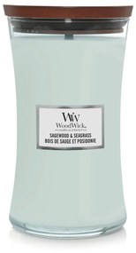 WoodWick Svíčka Sagewood & Seagrass váza velká, 609,5 g