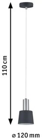 Paulmann 79691 - 1xE14/20W Lustr na lanku NEORDIC HALDAR 230V
