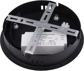 Stmívatelné závěsné LED svítidlo T-LED ZULU 48W CCT 3000K/4000K/6000K černá TRIAK 105550