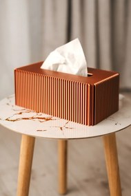 BOX SETA - Designový box na jednorázové kapesníčky, měděná
