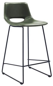 Barová židle mira 65 cm zelená MUZZA