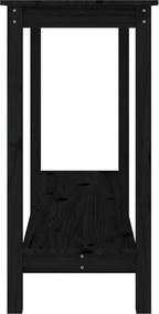 vidaXL Konzolový stolek 110x40x80 cm masivní borové dřevo [822286] Barva: Přírodní