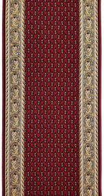 Associated Weavers, Protiskluzový běhoun na míru Inca 11, šíře 100 cm, červená, chodba / předsíň