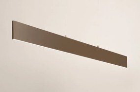 Závěsné stmívatelné LED svítidlo Linear 150 Brown