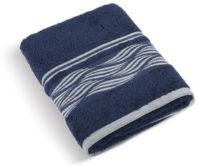 Bellatex Froté ručník a osuška kolekce Vlnka modrá velikost Osuška - 70x140 cm