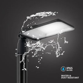 Brilagi-LED Venk. lampa se sloupem a kl. 3 m URBANLIGHT LED/100W/230V černá IP65
