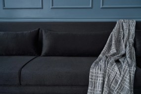 Hanah Home rohová pohovka ARDOSA černá pravá 825BLC1560