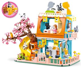 Sluban Girls Dream M38-B1089 Dům s devíti kočičkami