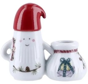 Keramický svícen s vánočním motivem Hammershøi Christmas Father Elf – Kähler Design