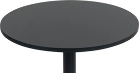 Barový stůl Hereford 75 cm - černá/černá