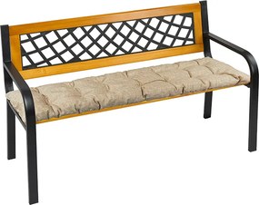 Bellatex Sedák na lavici prošívaný Béžová 40x150 cm
