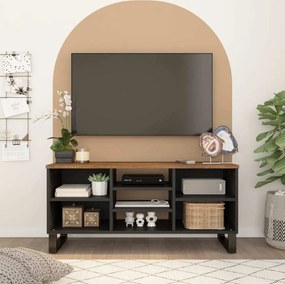 vidaXL TV stolek 100 x 33 x 46 cm masivní mangovník a kompozitní dřevo [351967] Barva: medová hnědá