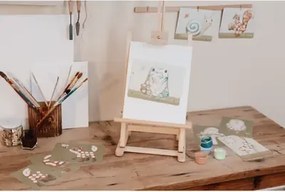 Little Dutch Kreativní sada malování prsty Forest Friends / od 3 let