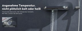 design vanová baterie DOPORRO 2 - černá
