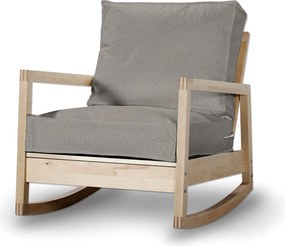 Potah na křeslo IKEA Lillberg barva šedá látka pletený vzor