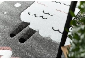 koberec PETIT LAMA, šedý velikost 140x190 cm | krásné koberce cz