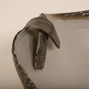 Rea Handmade Art, keramické umyvadlo na desku 490x440x180 mm, béžová, REA-U6326